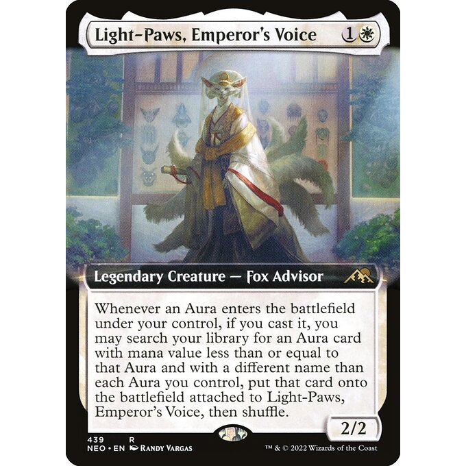 NEO_439 Light-Paws, Emperor's Voice MTG Magic: The Gathering: Kamigawa ...