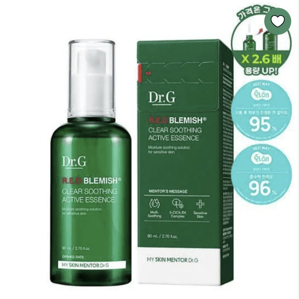 DrG RED Blemish Clear Soothing Active Essence 80ml | Shopee Philippines