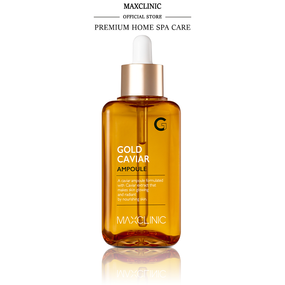 MAXCLINIC Gold Caviar Ampoule 100ml - Caviar Extract - Skin Glowing ...