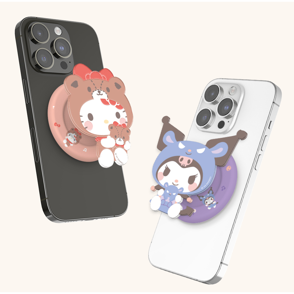 Sanrio costume edition magnetic acryl tok griptok popsocket kuromi ...