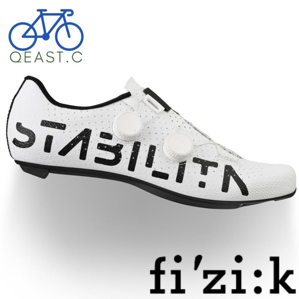 Fizik Cycling Vento Stabilita Carbon Team Edition Shoe - White/ Black ...