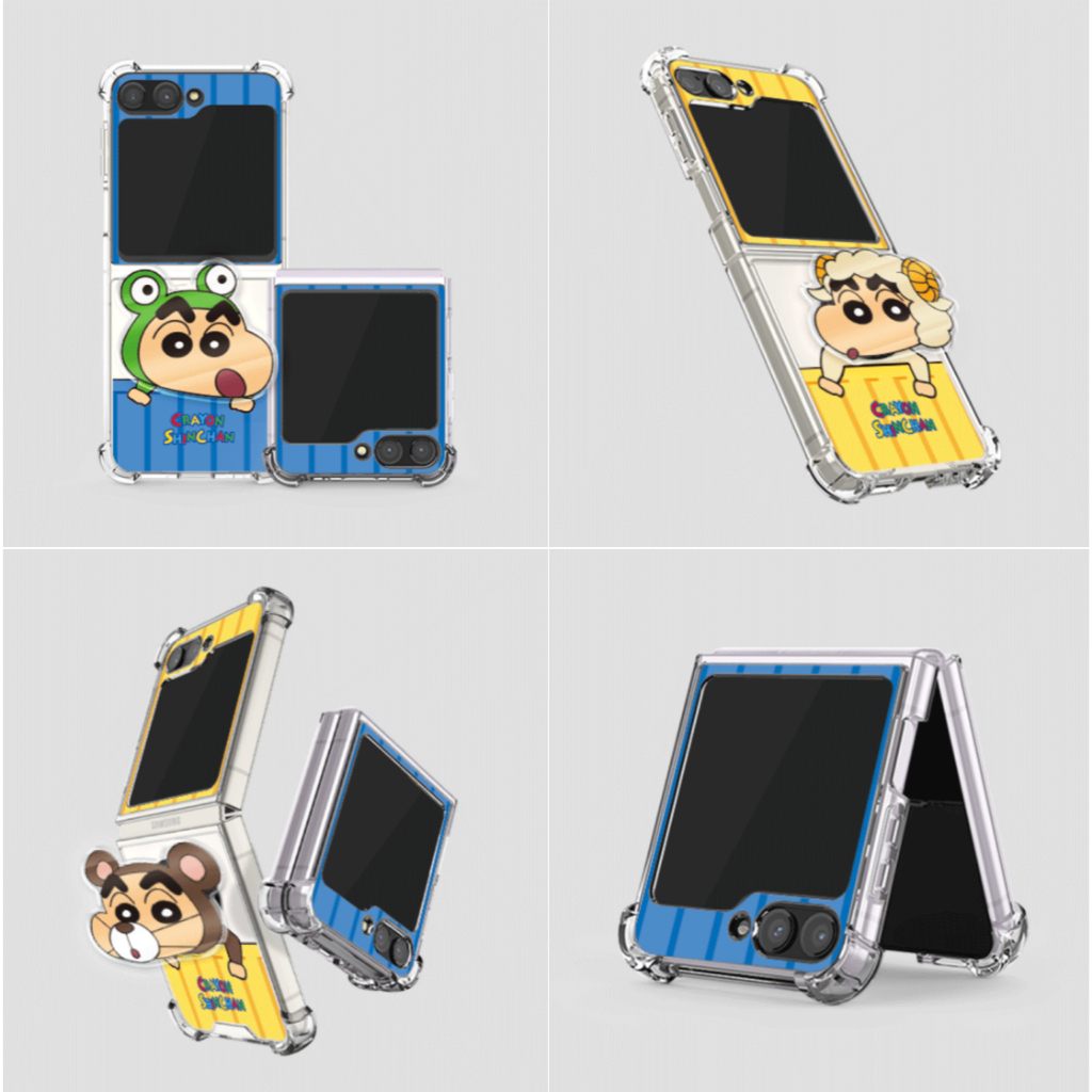 Crayon Shinchan - animal costume edition clear bumper case with tok for ...
