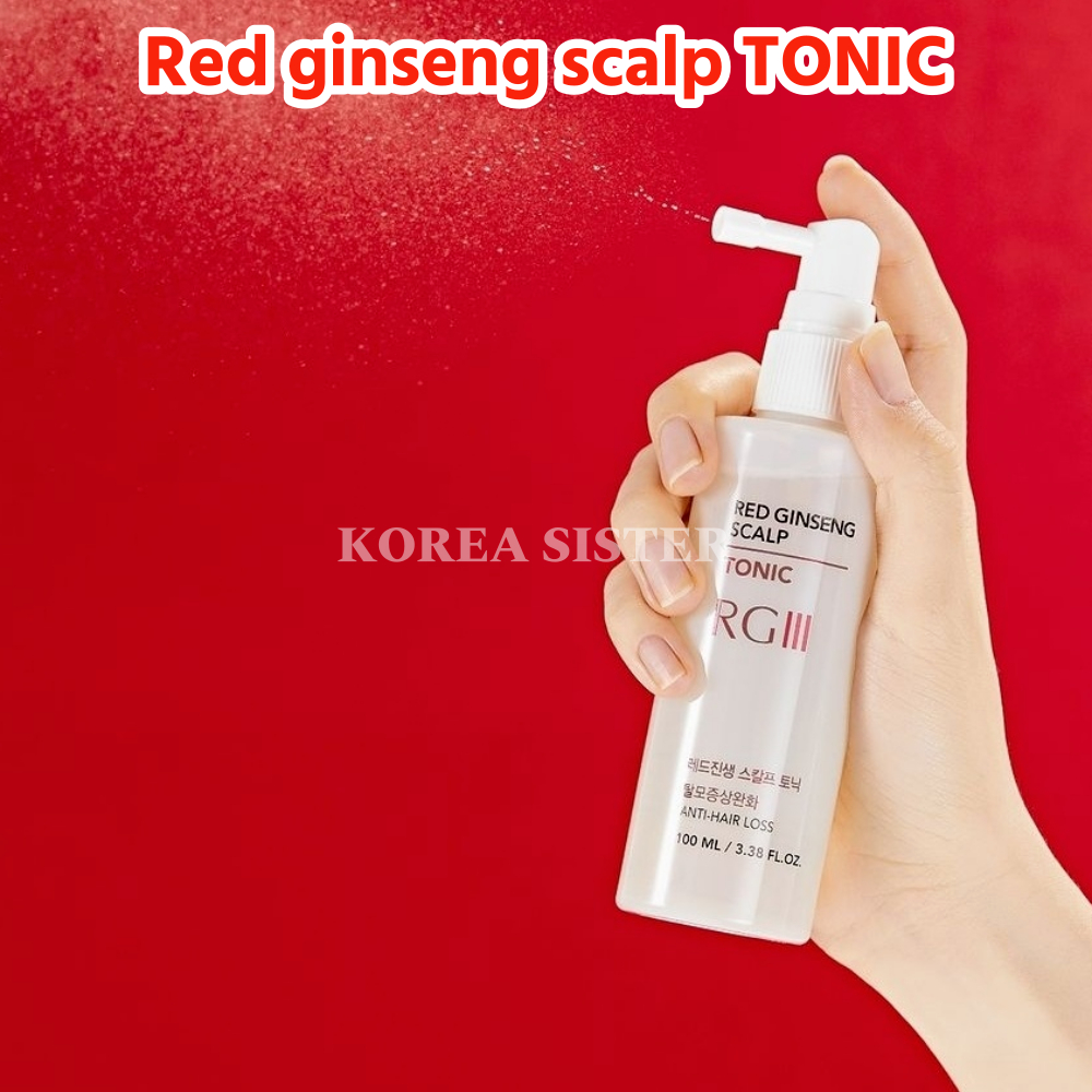 RG3 red ginseng scalp anti hair loss tonic 100ml | Shopee Philippines