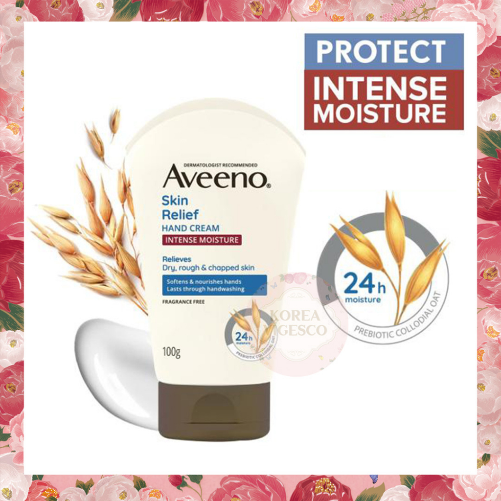 AVEENO Skin Relief Hand Cream 100g / Intense Moisture | Shopee Philippines