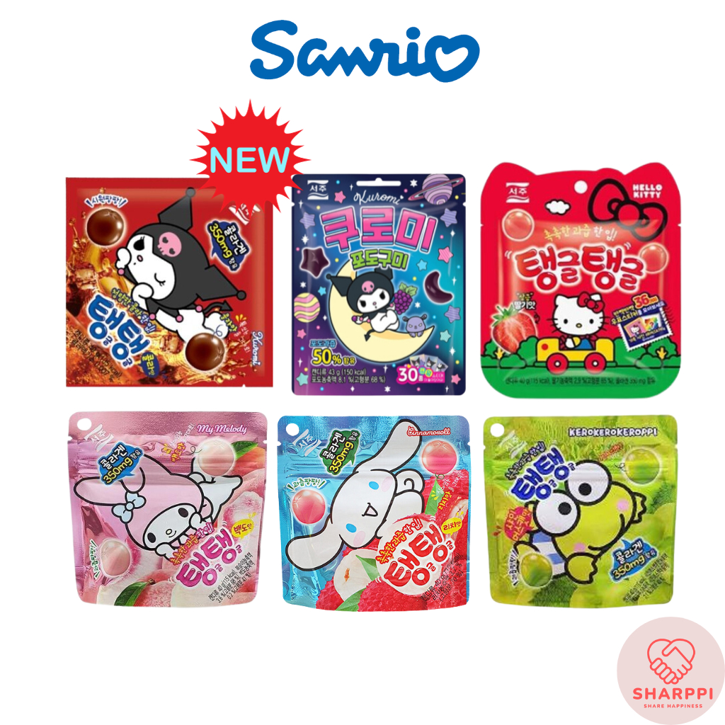 Sanrio Jelly 43g /Hello Kitty /Kuromi /My Melody /Cinnamoroll /Keroppi ...