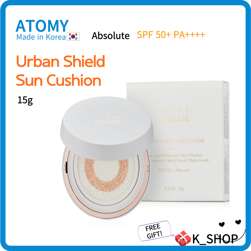 ATOMY Absolute Urban Shield Sun Cushion 15g SPF 50+ PA++++ | Shopee ...