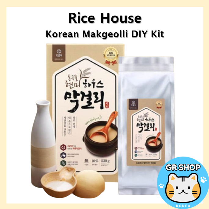 [Rice House] Korean Makgeolli DIY Kit Powder / 265g 530g 900g / Korean Rice Wine / Korean Drink ...
