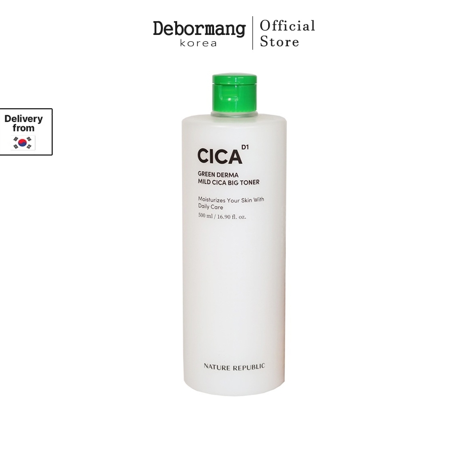 Nature Republic Green Derma Mild Cica Big Toner 500ml | Shopee Philippines