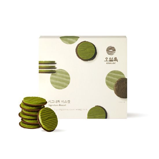 OSULLOC Signature Green Tea Biscuit 100g (10g x 10ea) | Shopee Philippines