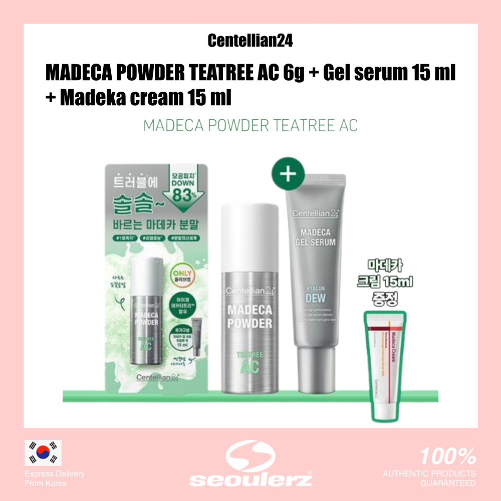 [Centellian24] MADECA POWDER TEATREE AC 6g + Gel serum 15 ml + Madeka ...