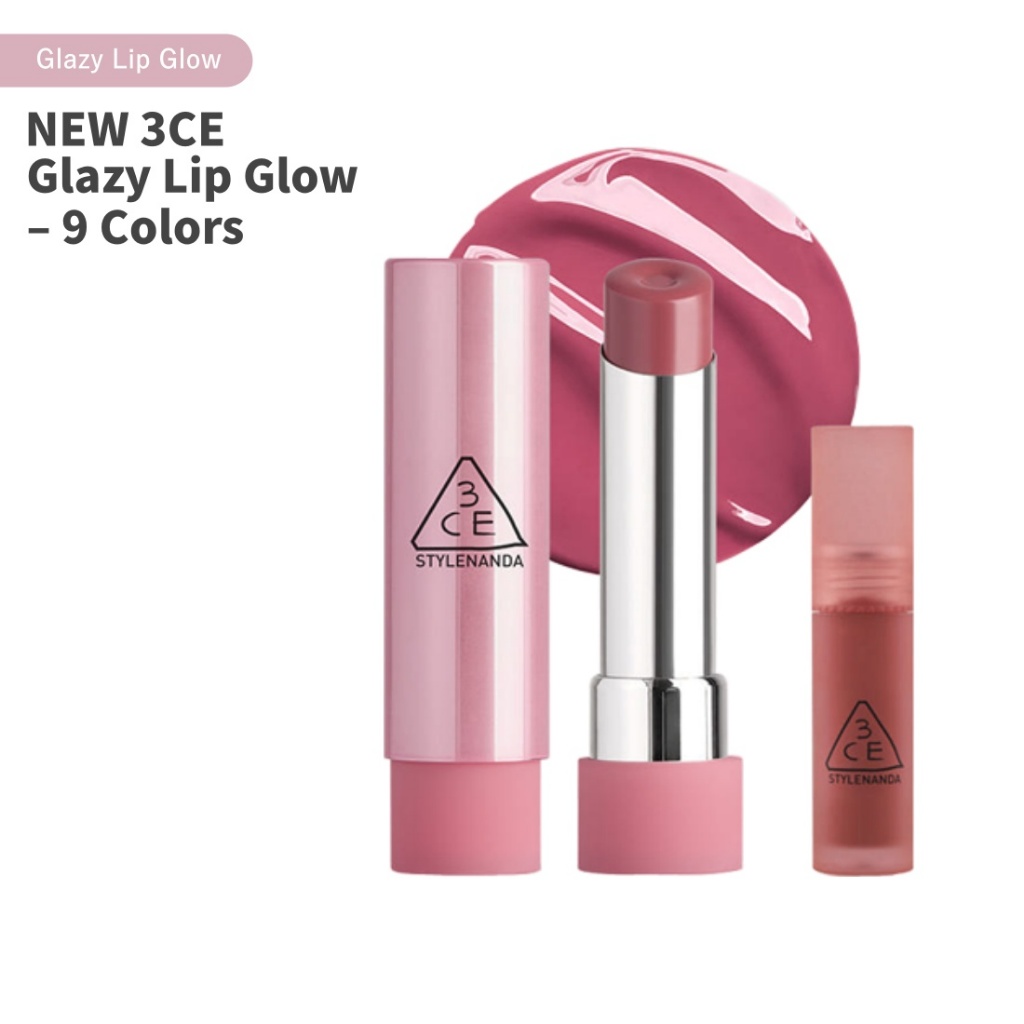 [ 3CE ] NEW 3CE Glazy Lip Glow – 9 Colors | Shopee Philippines