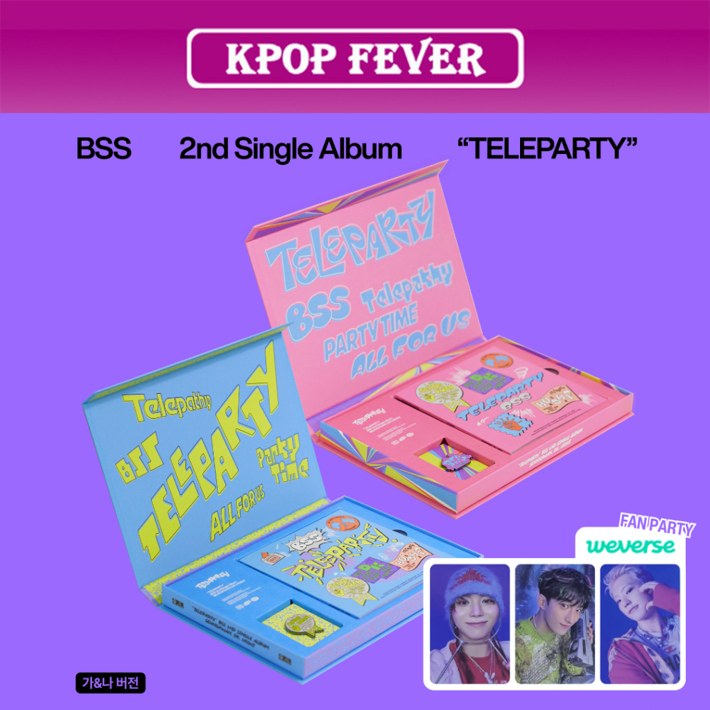 [WEVERSE FAN PARTY POB] BSS - [ TELEPARTY ] SINGLE ALBUM / PHOTOBOOK ...