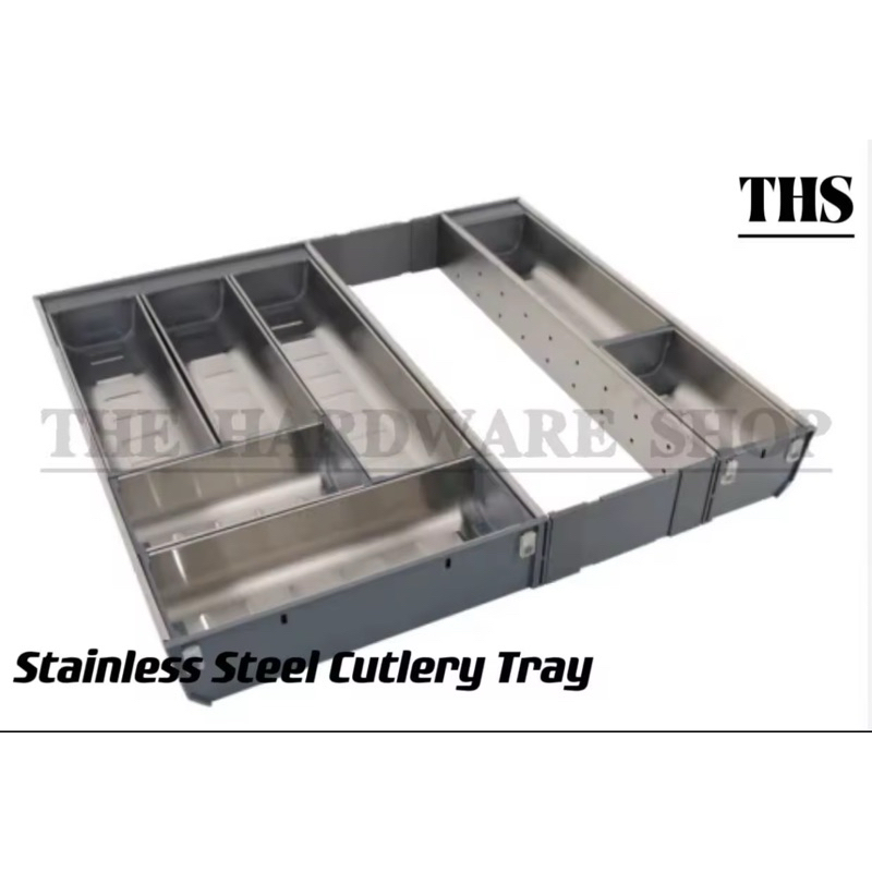 ECOWARE Stainless Steel Cutlery Tray (Cabinet Size 600mm) | Shopee ...