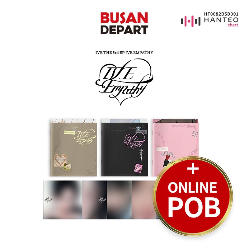 [ONLINE POB]IVE The 3rd Mini Album [IVE EMPATHY] (VER SET + DIGIPACK SET) | Shopee Philippines