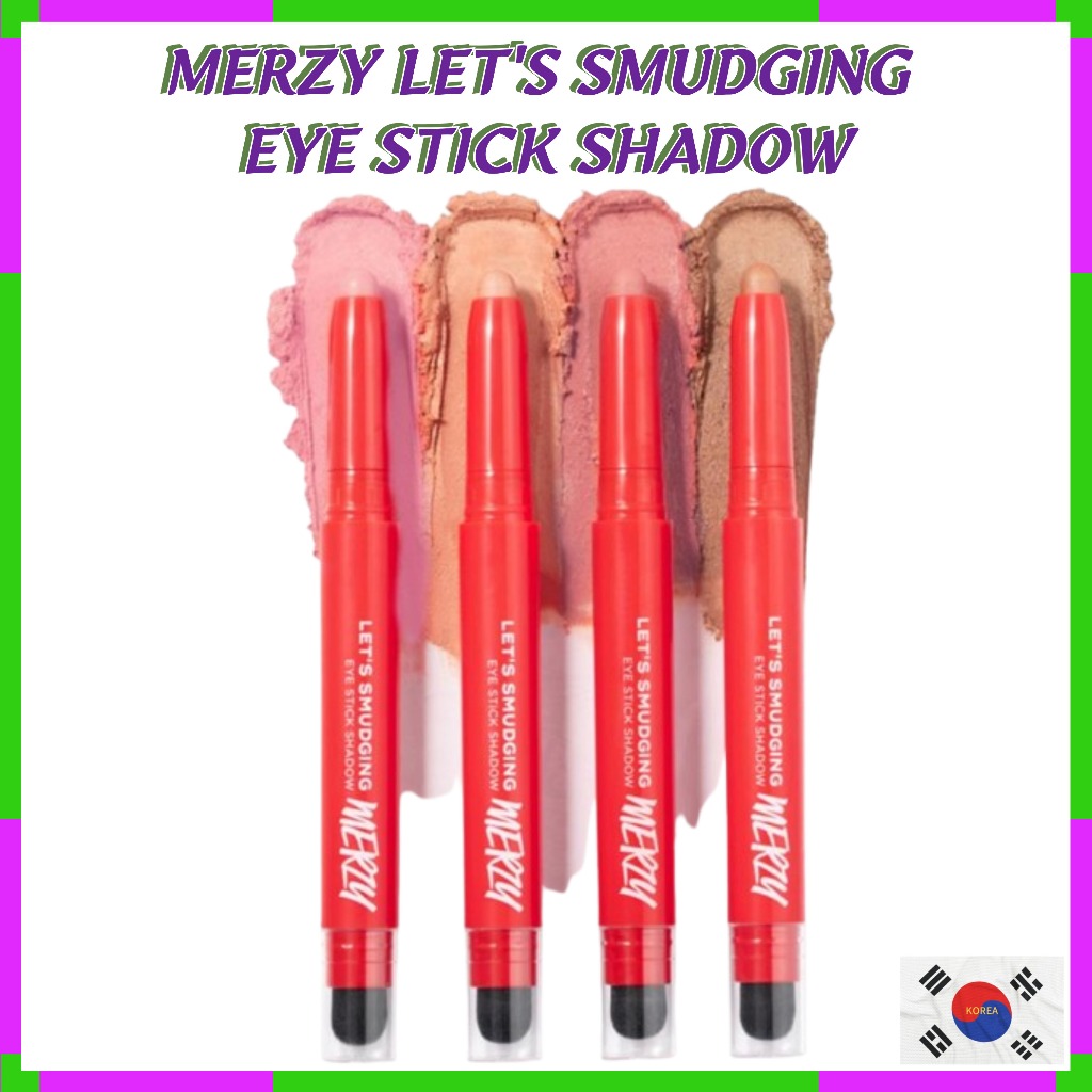 MERZY Let's Smudging Eye Stick Shadow Choose 1 of 4 Colors - Natural ...