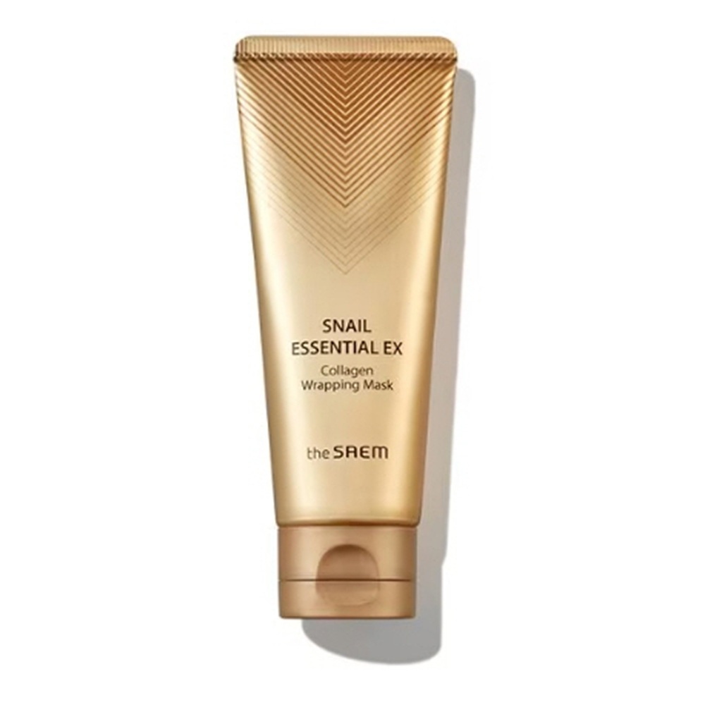 the SAEM Snail Essential EX Collagen Wrapping Mask [With Silicone Brush ...