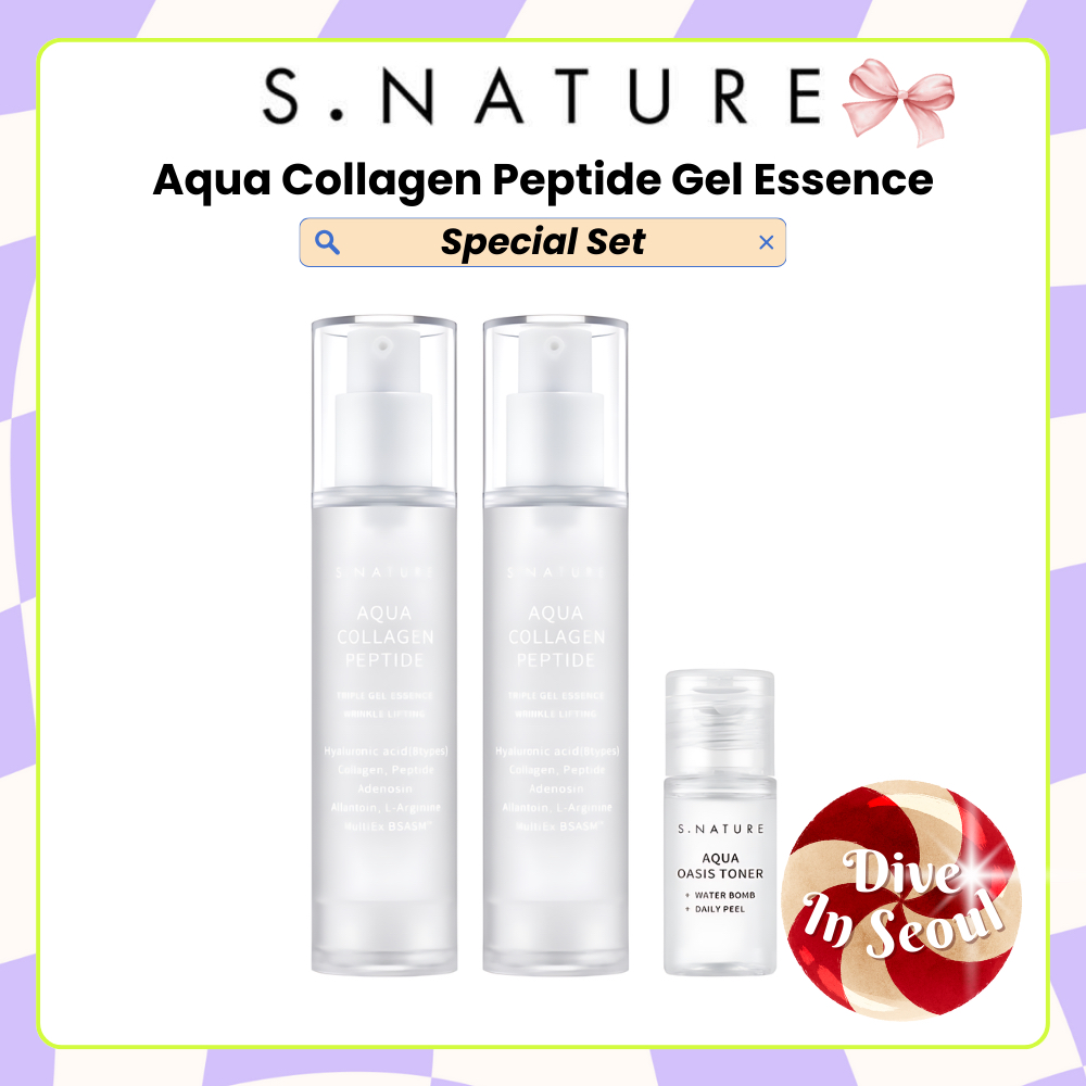 [S.NATURE] S NATURE Aqua Collagen Peptide Triple Gel Essence – 50ml ...