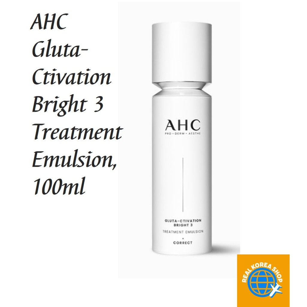 [AHC] Gluta-Ctivation Bright 3 Treatment Emulsion, 100ml | Shopee ...