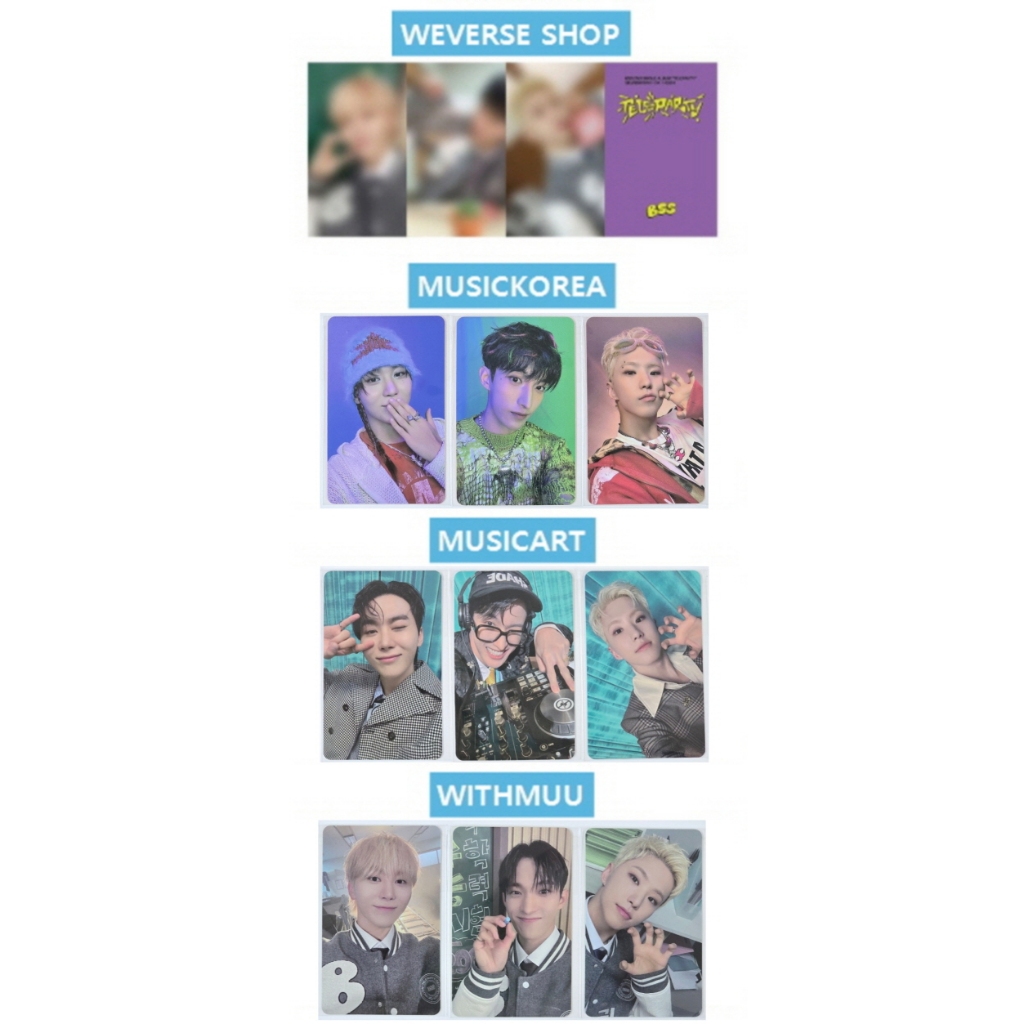 SEVENTEEN SVT BSS LUCKYDRAW TELEPARTY PHOTOCARD | Shopee Philippines