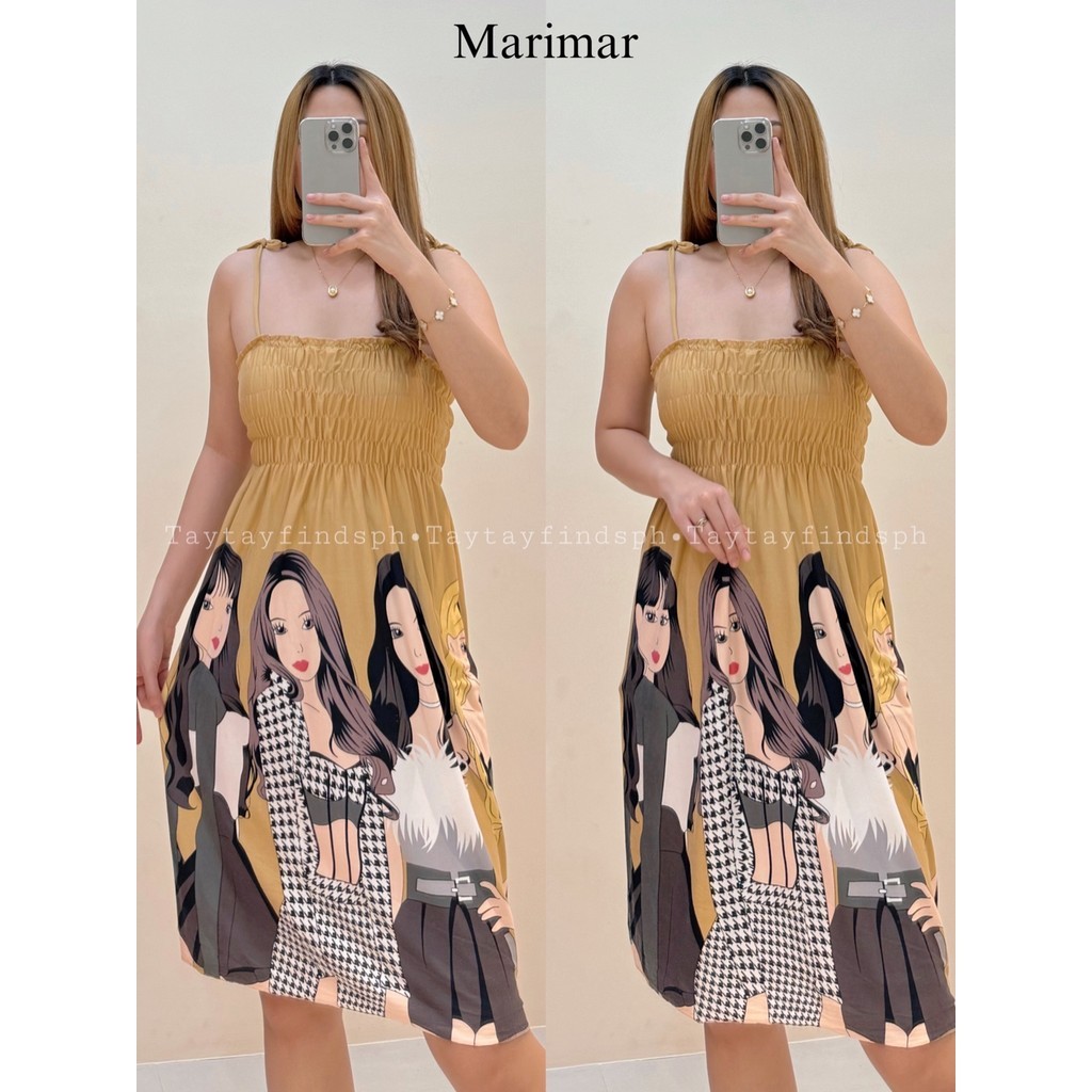 MARIMAR SMOCKING DRESS | Shopee Philippines