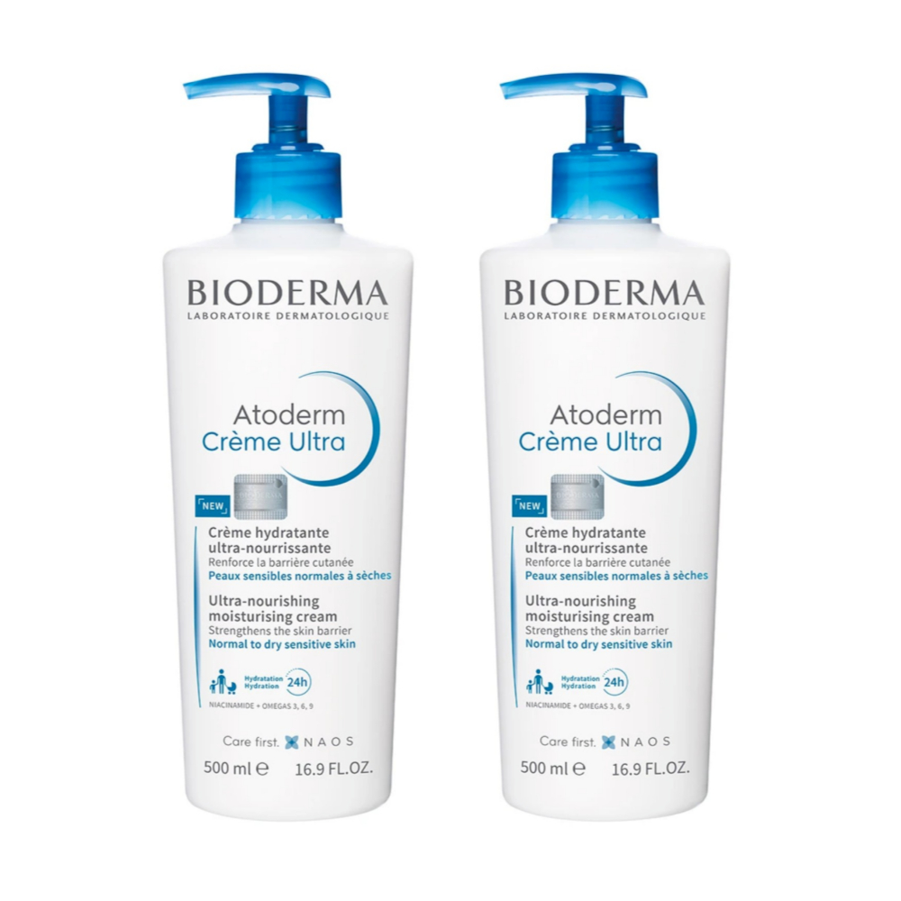 (500ml) BIODERMA Atoderm Ultra Cream Deep Moisturizer Hydration ...