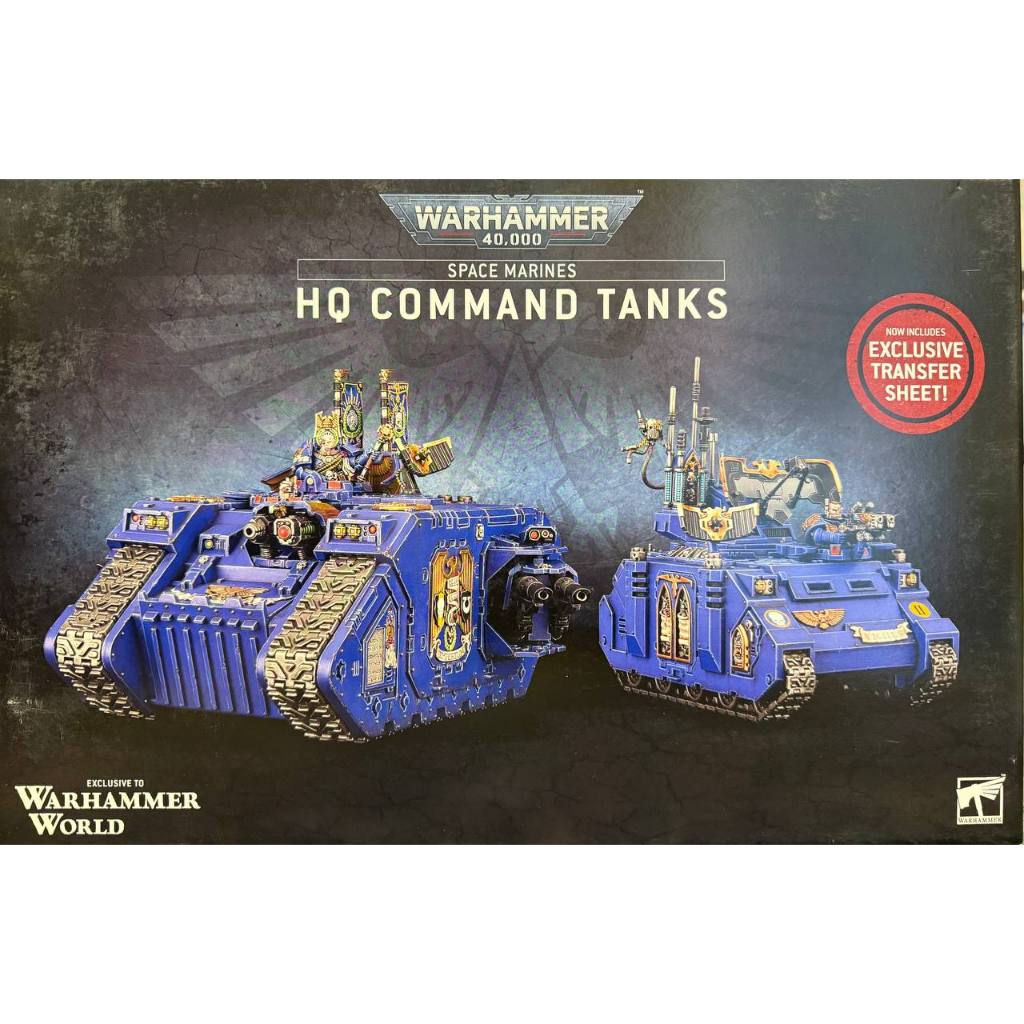 Warhammer 40k Space Marines HQ Command Tanks Warhammer World Exclusive ...