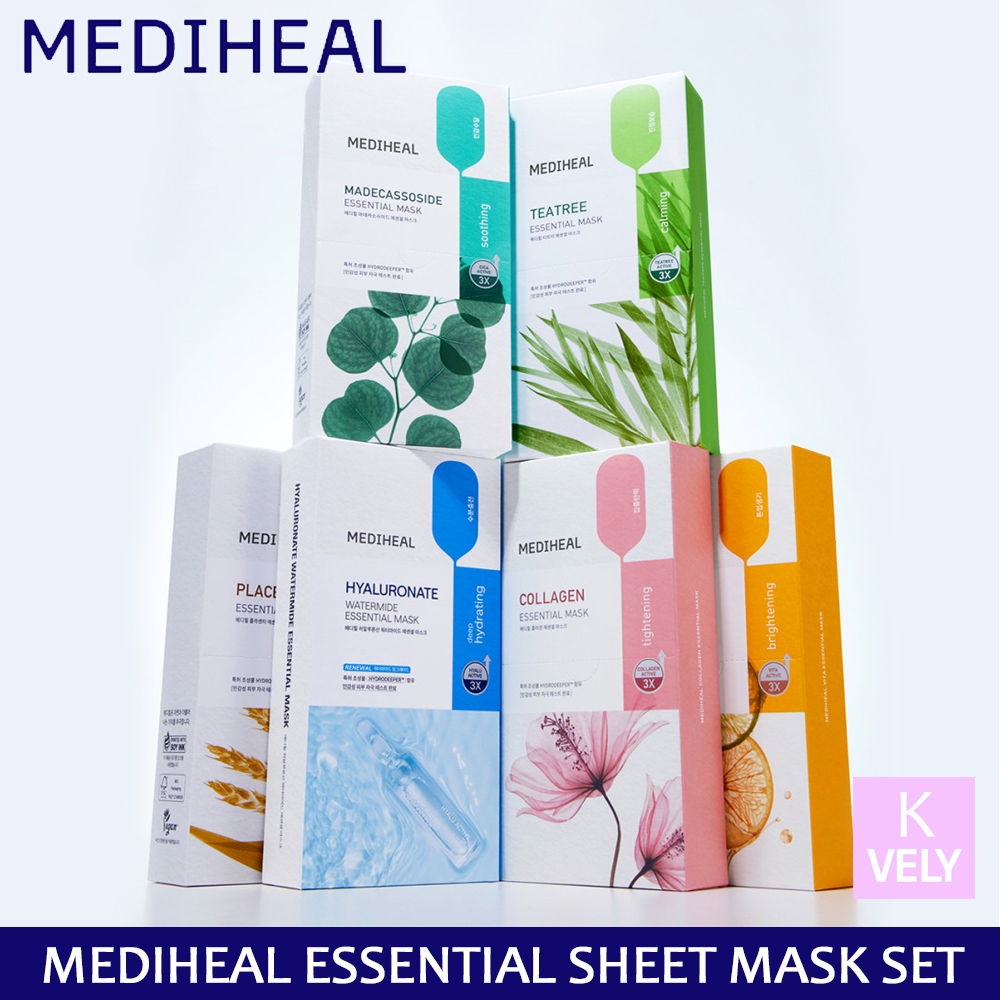 MEDIHEAL Essential Sheet Mask Set (PACK of 10 Sheets) | Shopee Philippines