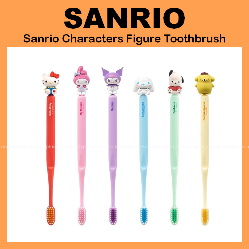 [SANRIO] Sanrio Characters Figure Toothbrush (Kitty / Mymelody / Kuromi ...