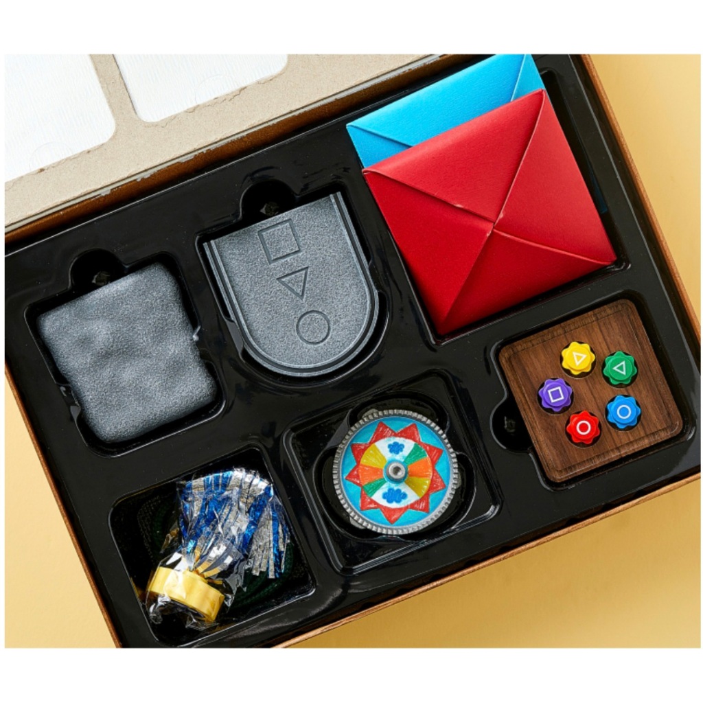 [Netflix Squid Game 2 Limited Edition] Game Set - Gonggi, Spinning Top ...