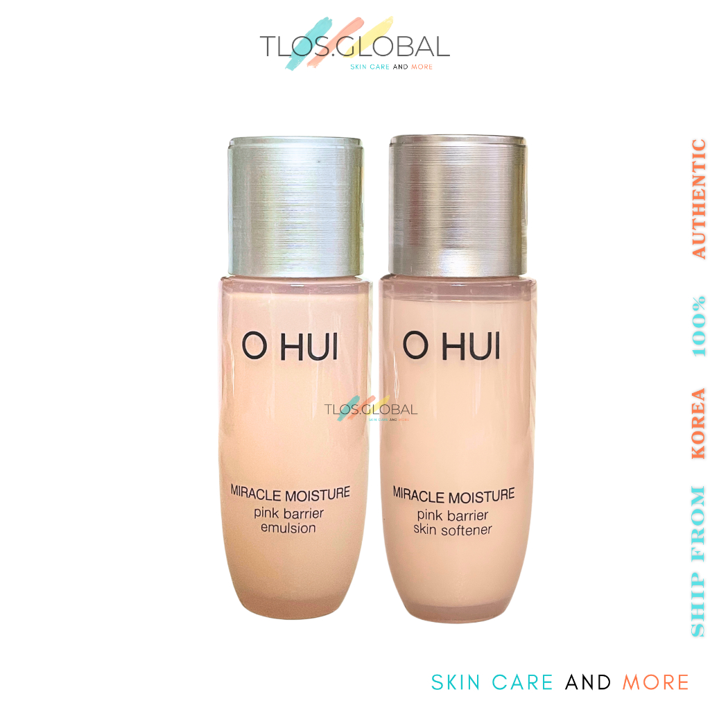 OHUI Miracle Moisture Pink Barrier Skin Softener Emulsion 20ml | Shopee Philippines