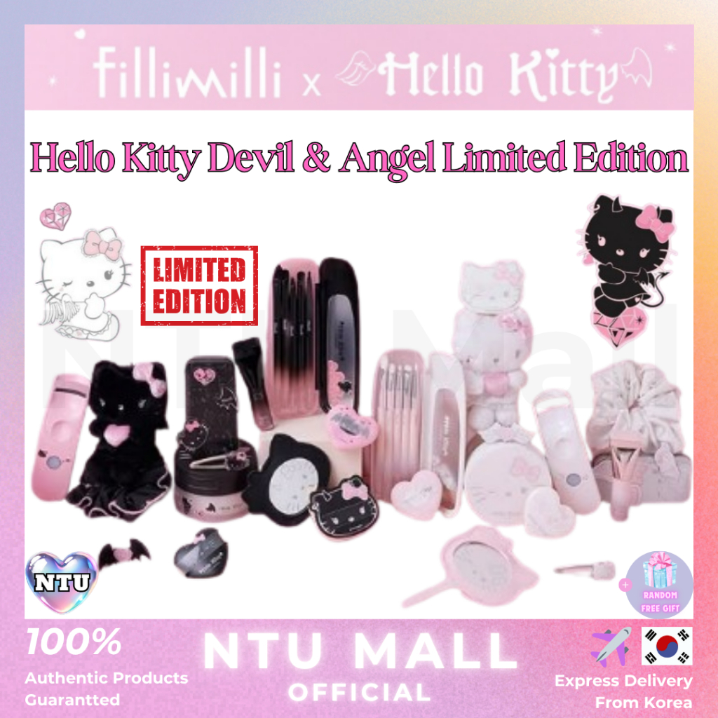 [Fillimilli x Hello Kitty] Angel & Devil Ddition (Eye brush/Eyelash ...