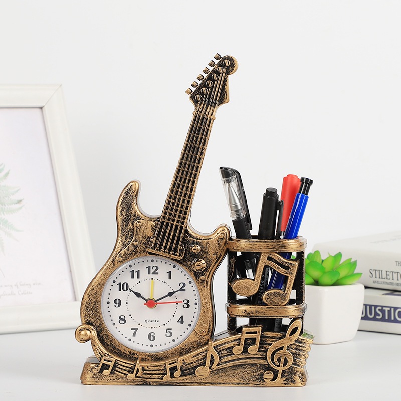 SG Vintage Mini Guitar Alarm Clock Battery Powered desk clock of Luxury ...