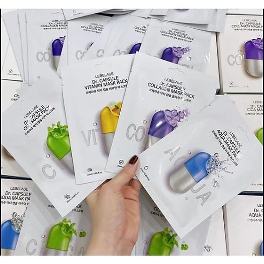 LEBELAGE Dr. Capsule Mask Pack – 4 Types (10ea per type) | Shopee Philippines