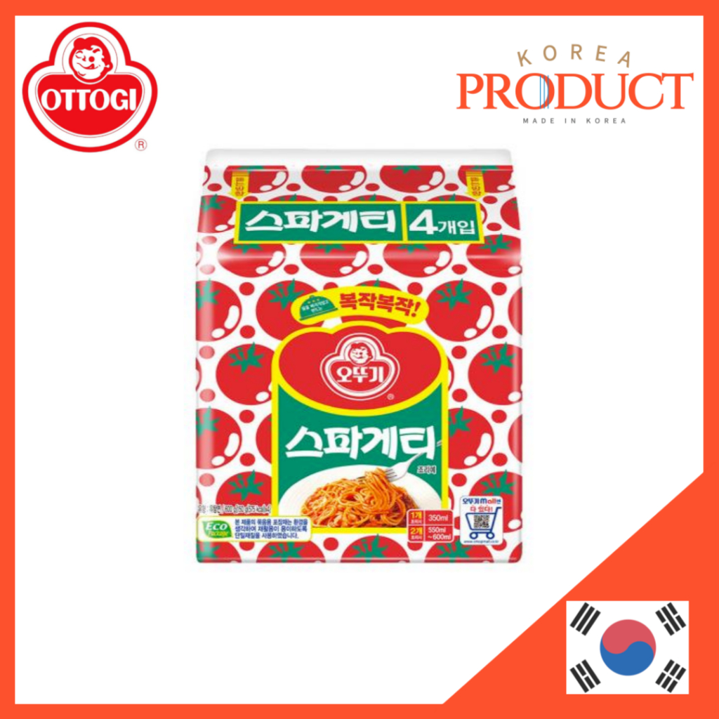 OTTOGI Spaghetti Ramen 150g x 4Pcs Insatant Spaghetti Ramen | Shopee ...