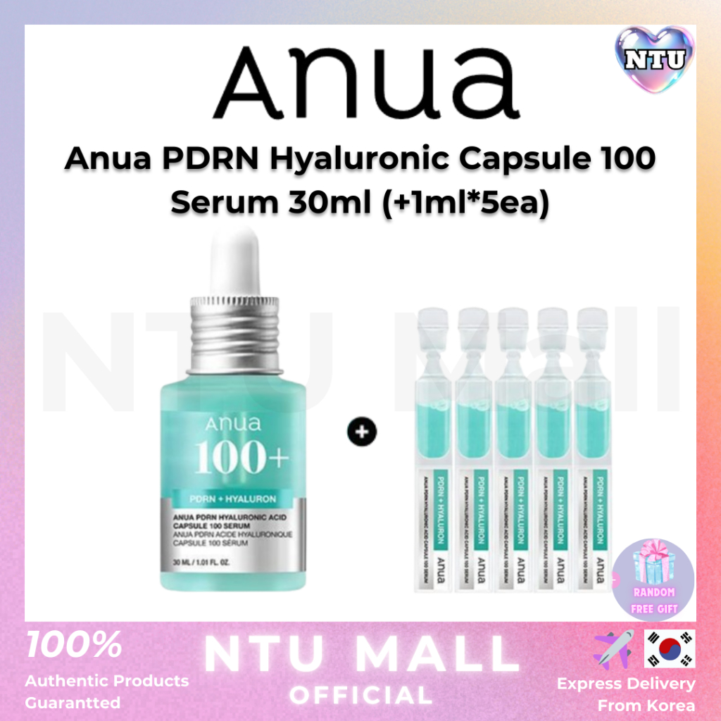 [ANUA] PDRN Hyaluronic Capsule 100 + Serum 30ml (+1ml*5ea) | Shopee Philippines