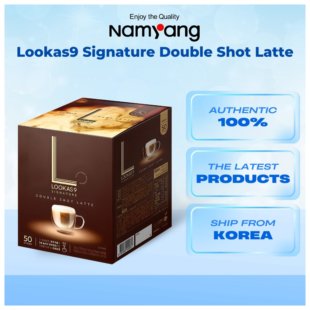 NAMYANG Lookas9 Signature Double Shot Latte - 50 Pack (14.9g each ...