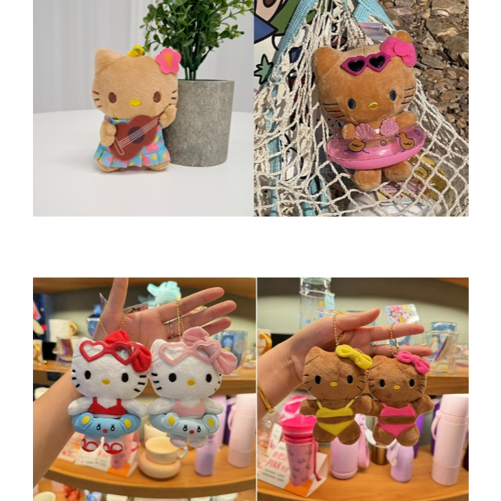 Sanrio Tanning Hello Kitty Hawaii Keychain K-Beauty Edition | Shopee ...