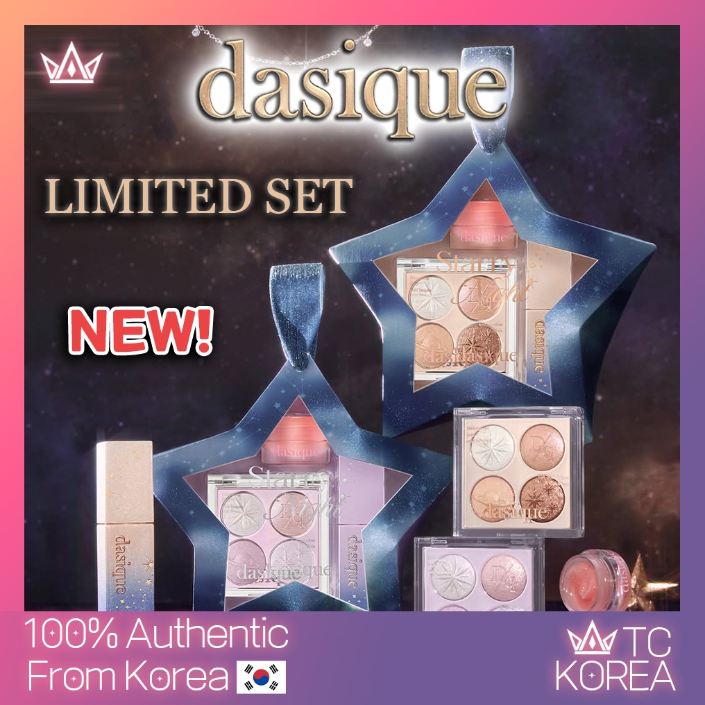 【dasique】 Starry Night Collection Limited Set / Juicy Dewy Tint / Luminous Glow Stick / Shadow ...