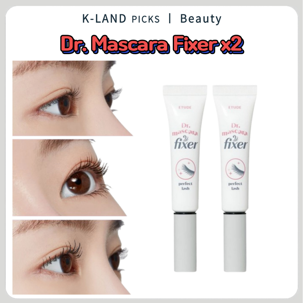 Etude House Dr. Mascara Fixer Perfect Lash 6 ml (Clear) – 2pcs | Long ...