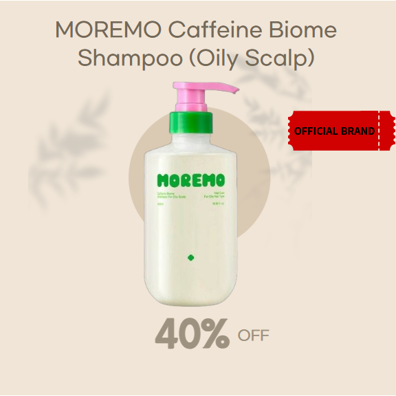 [MOREMO] Moremo Caffeine Biome Shampoo For Oily Scalp 500ml / 1000ml | Shopee Philippines