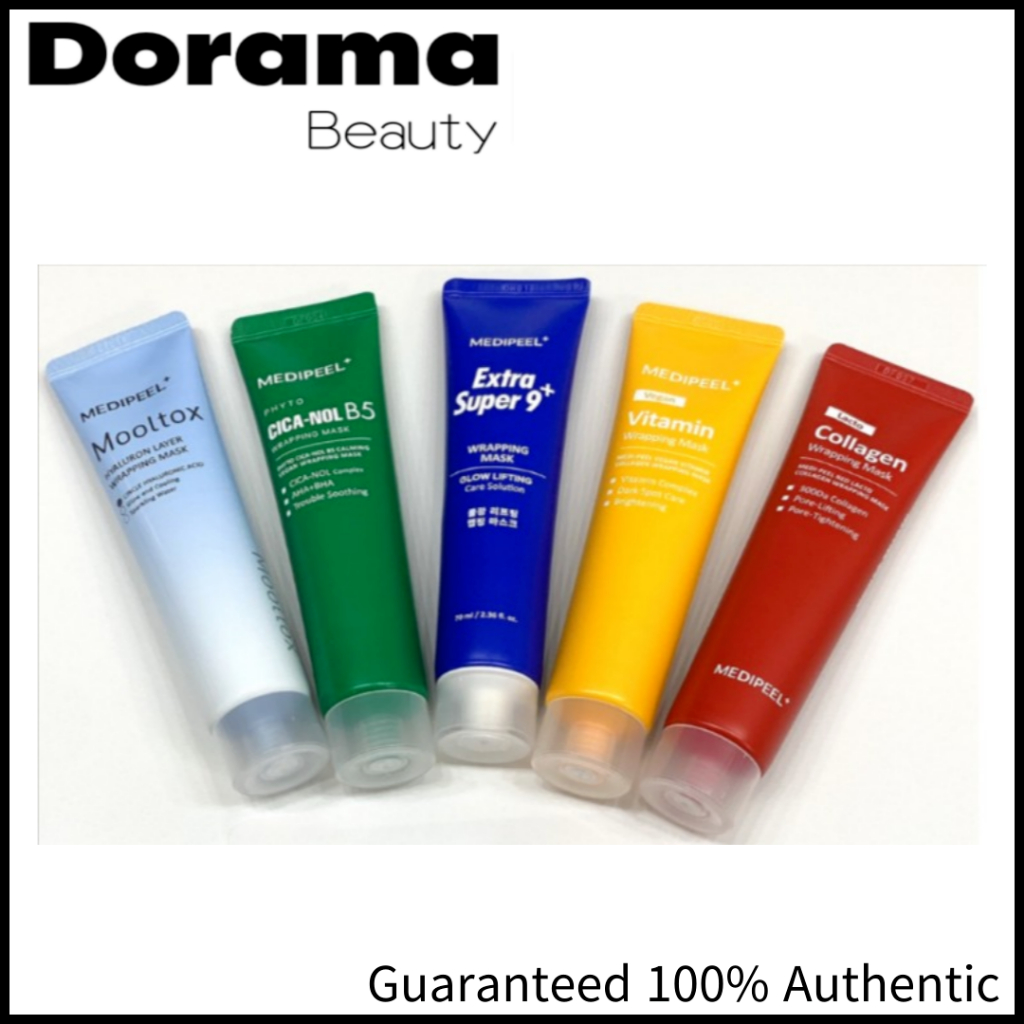 MEDIPEEL Wrapping Mask 70ml + Silicone Jelly Brush (5TYPE) Red Lacto ...