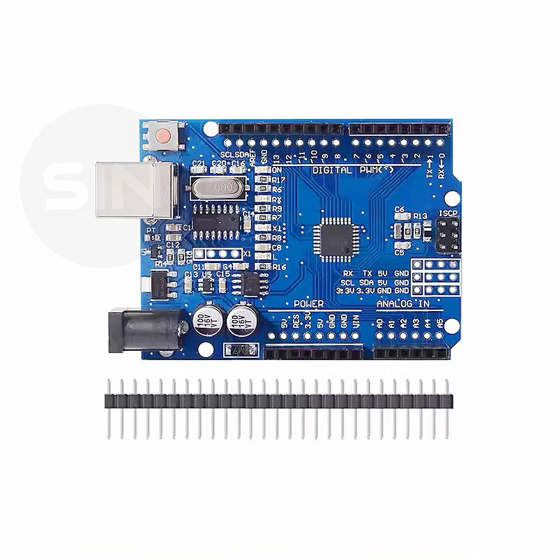 SMD UNO R3 development board ATmega328P MCU CH340G improved version-Extra I/O Pinout | Shopee ...
