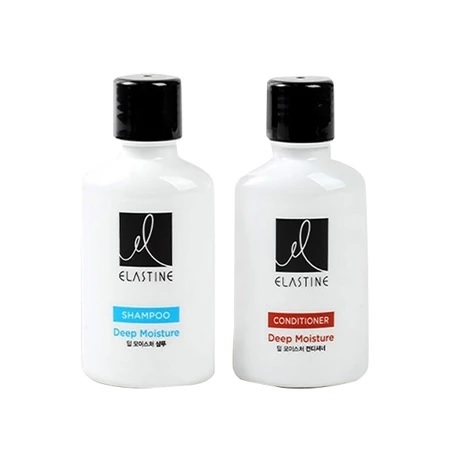 ELASTINE Moisture Shampoo Rinse Mini Set 50ml | Shopee Philippines