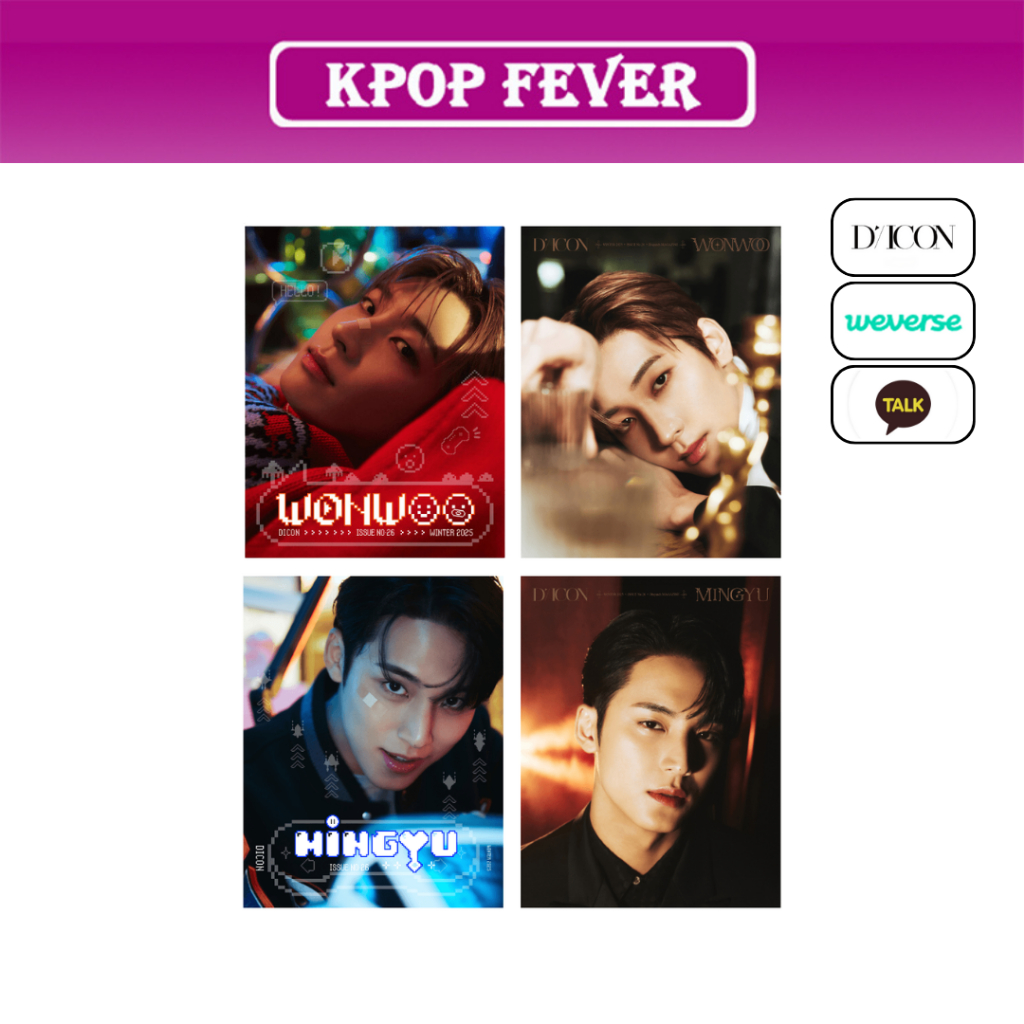 SEVENTEEN MINGYU & WONWOO – [ WHITE MIDNIGHT ] DICON VOLUME N°26 (A/B TYPE) | Shopee Philippines