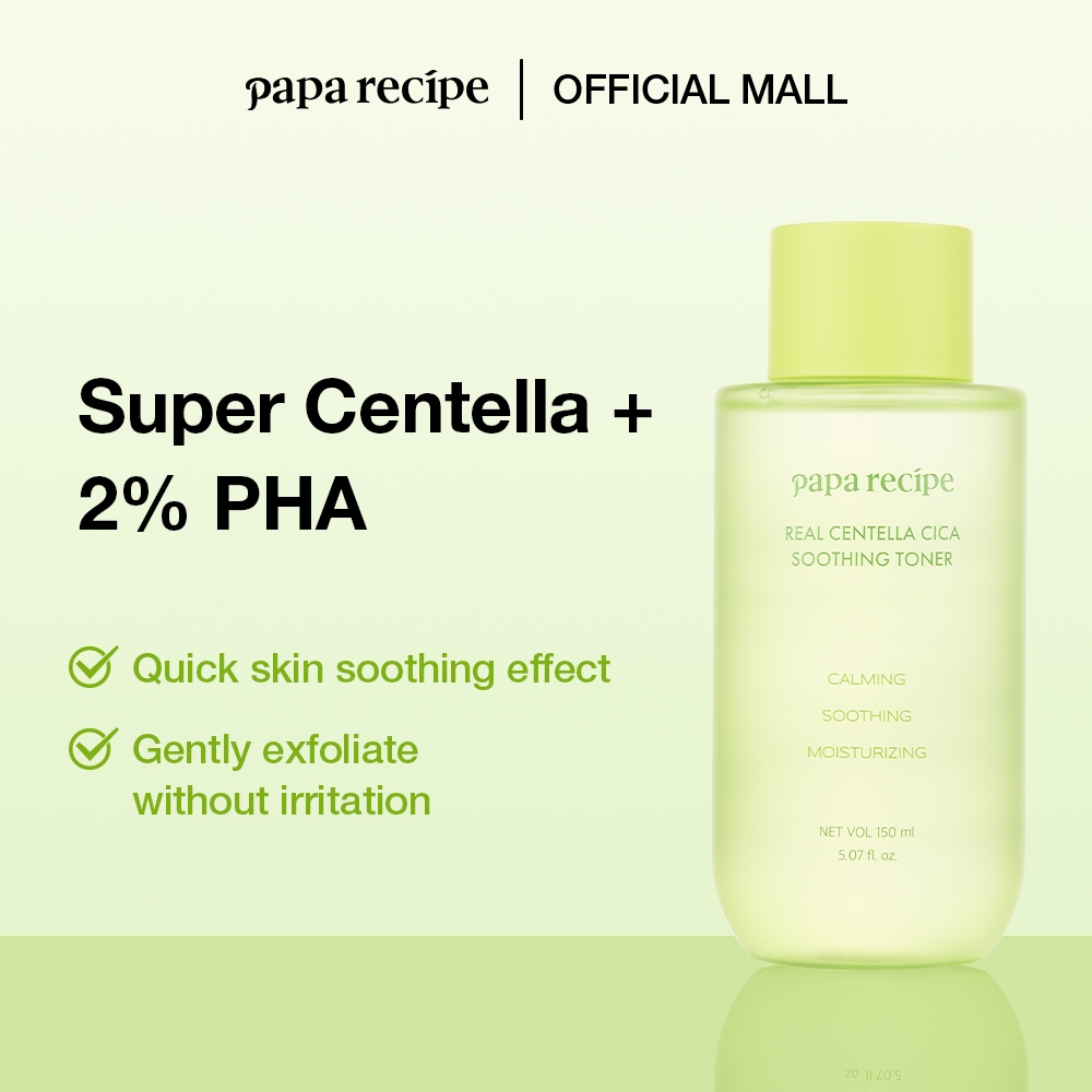 papa recipe Real Centella Cica Soothing Toner (150ml) | Shopee Philippines