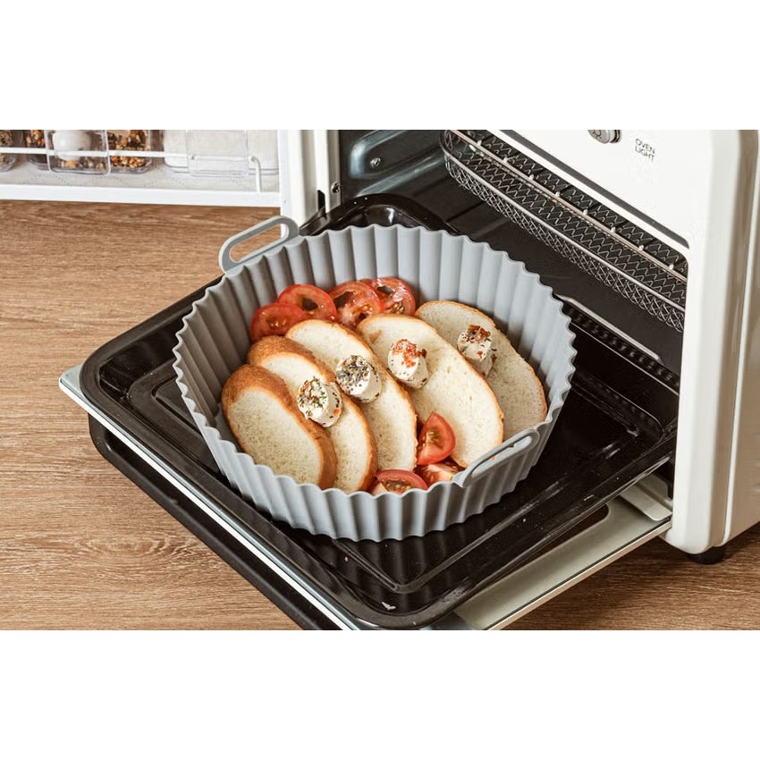 (Daiso)22cm Silicone Air Fryer Container | Shopee Philippines