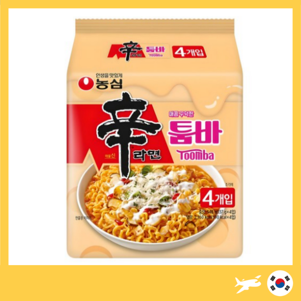 [NongShim] Shin Ramyun Toomba, Noodle Soup, Gourmet Spicy 137g 4 pack ...