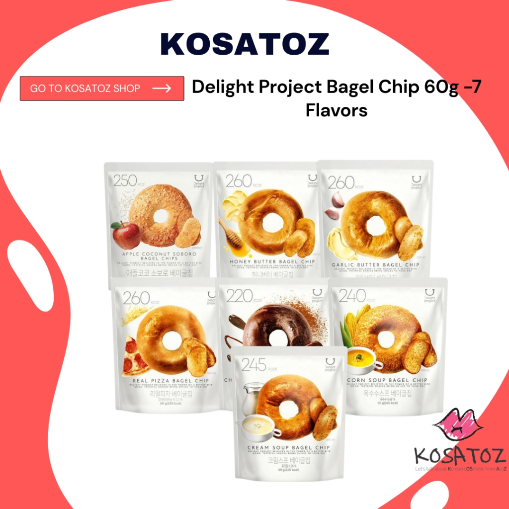 Delight Project Bagel Chip -11 Flavors | Shopee Philippines