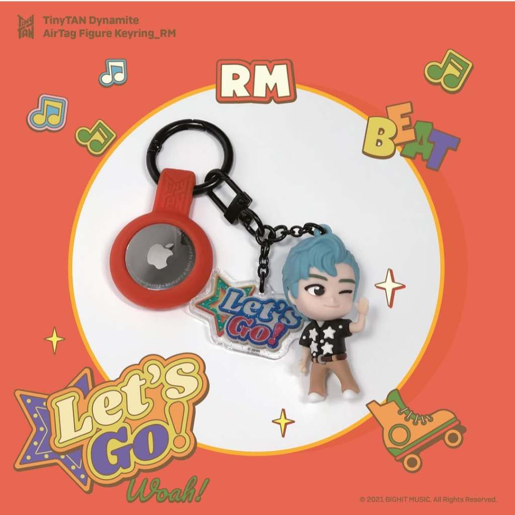 BTS TinyTAN Dynamite Air Tag Figure Key Ring | Shopee Philippines