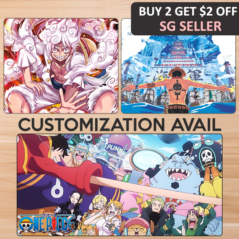SG One Piece Mousepad One Piece Desk Mat One Piece Mouse Pad One Piece ...